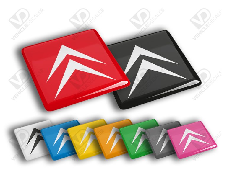 Citroen style Chevron Inlet Manifold & Rocker Coil Pack Cover Badge VTS ...