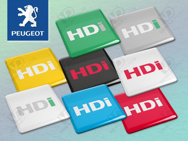 Peugeot 40mm HDI Engine Cover Badges (206, 306, 406 etc) – Vehicle ...